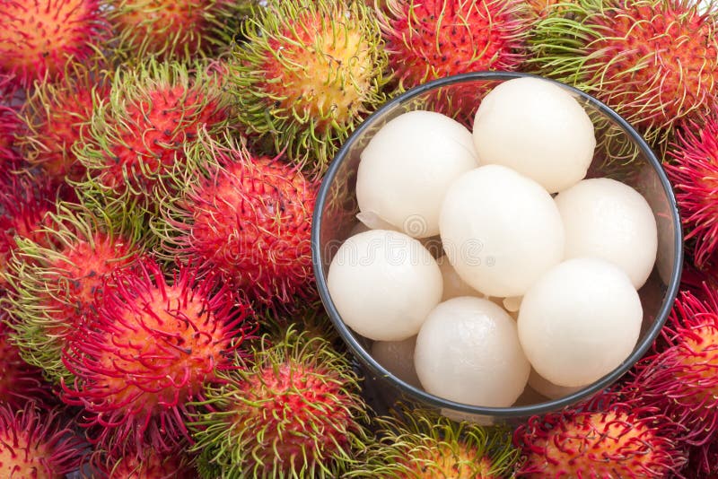 Rambutan fresco foto de archivo. Imagen de cosecha, primer - 34312042