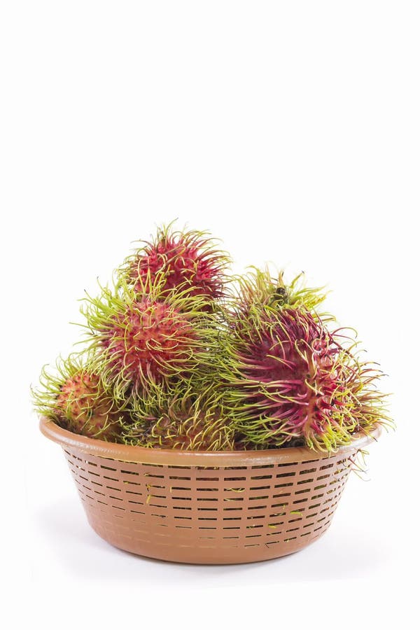 381 Rambutan Fruit Basket White Background Stock Photos - Free ...