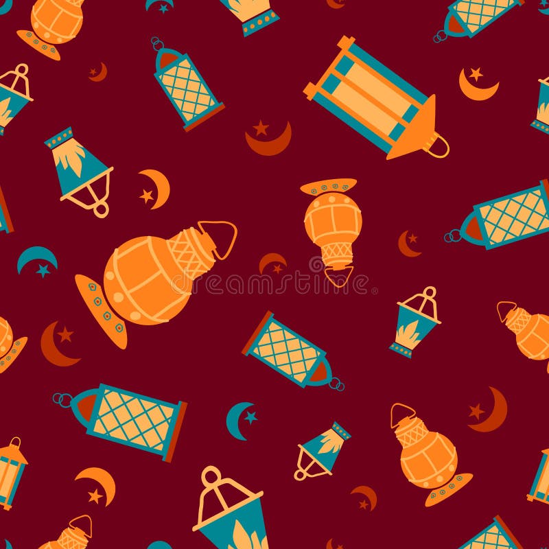 Seamless Ramdan Pattern Stock Illustrations – 37 Seamless Ramdan ...
