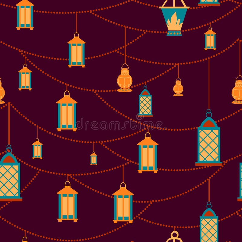 Seamless Ramdan Pattern Stock Illustrations – 40 Seamless Ramdan ...