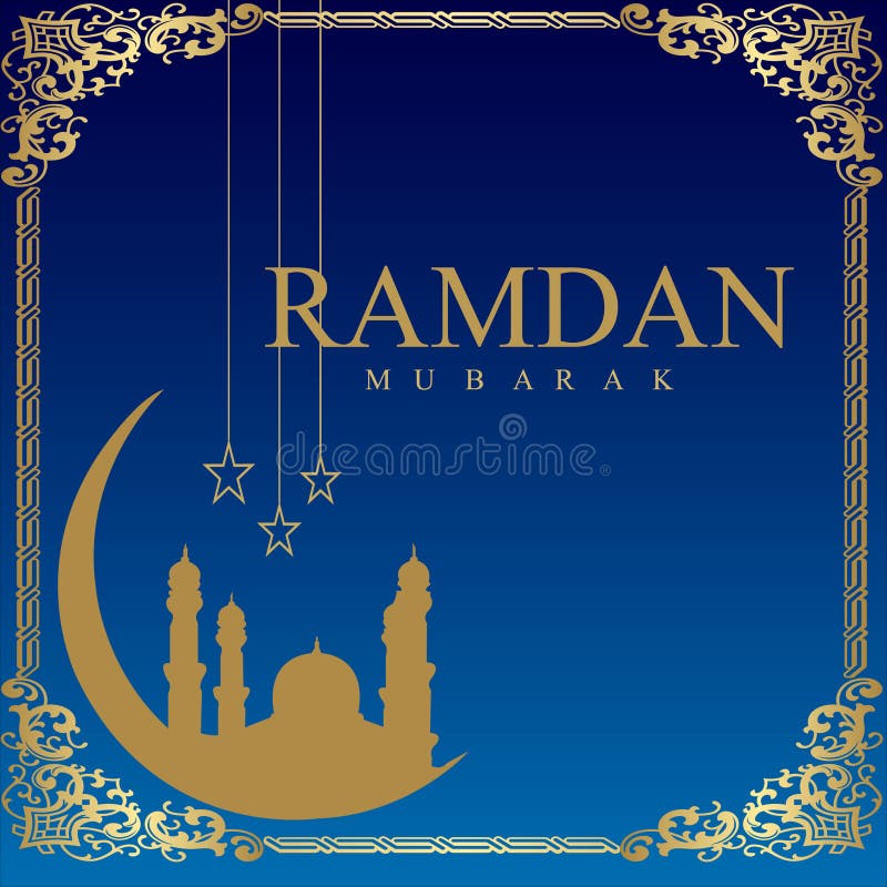 Ramdan MUbarak Wallpaper 2023 BackGround Stock Illustration ...