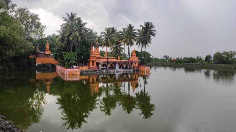 Ramdara Temple stock photo. Image of tree, boat, plant - 255686682