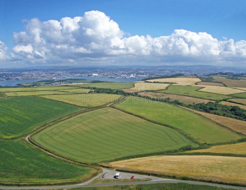 Rame Peninsula, Cornwall stock photo. Image of coastal - 53478484