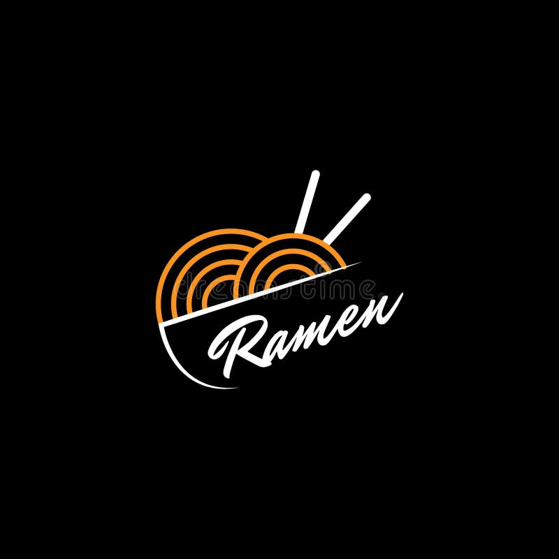 Modern Ramen Logo Design. Japanese Food Ramen, Stock Vector ...