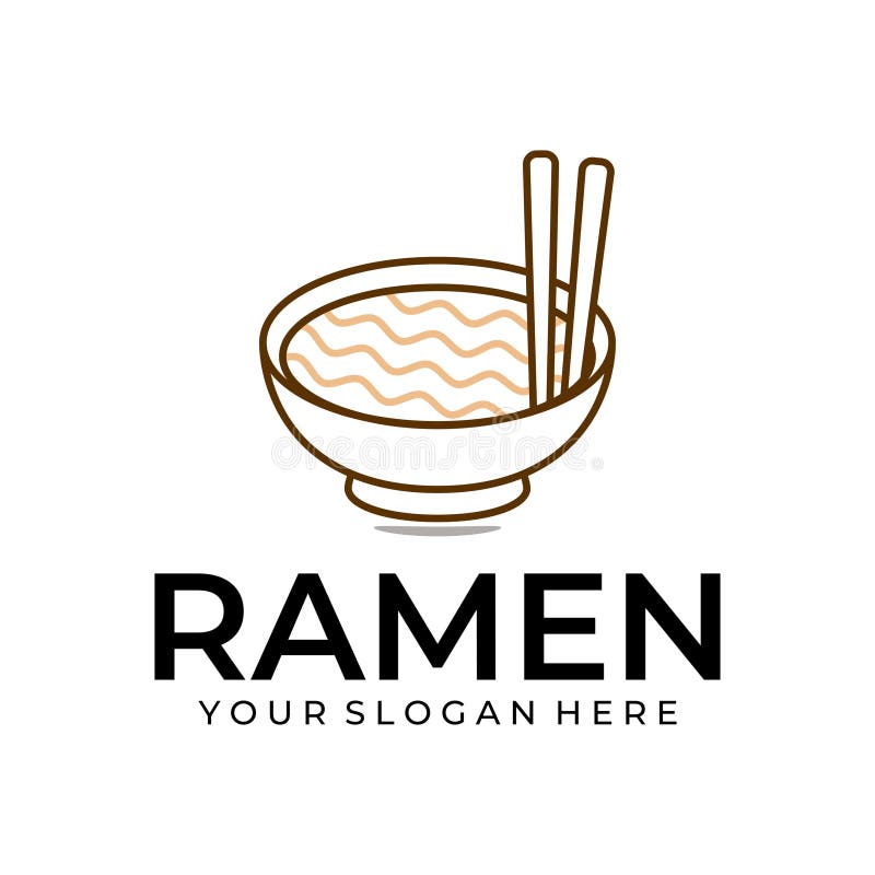 Ramen illustration logo stock vector. Illustration of menu - 299303193