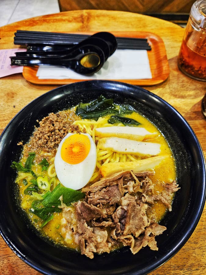 Ramen is a Typical Japanese Food Preparation Made from the Basic ...