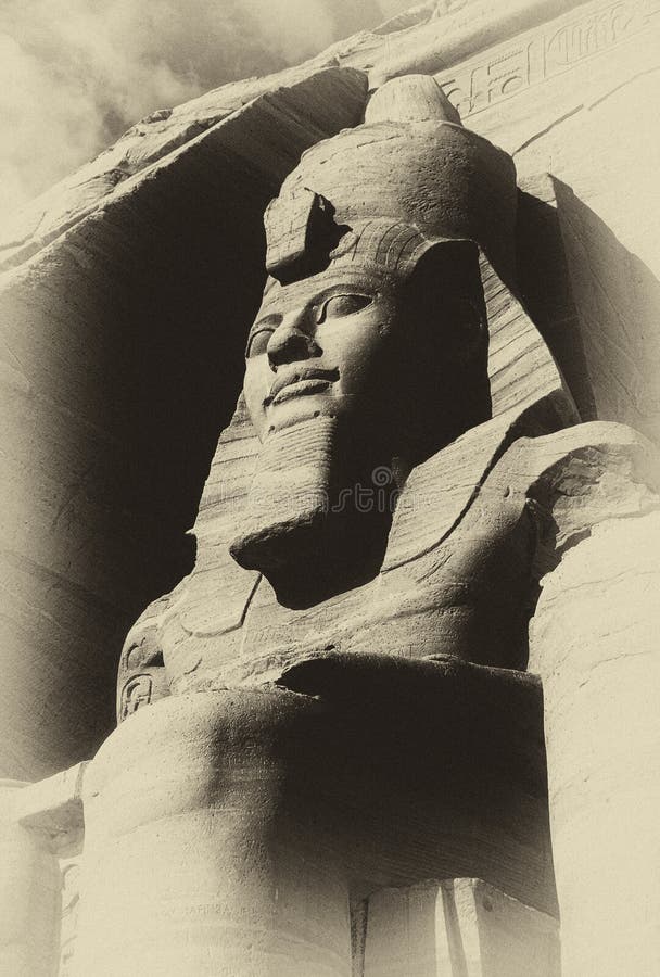 Rameses II colossus stock image. Image of pharaoh, temple - 43718043