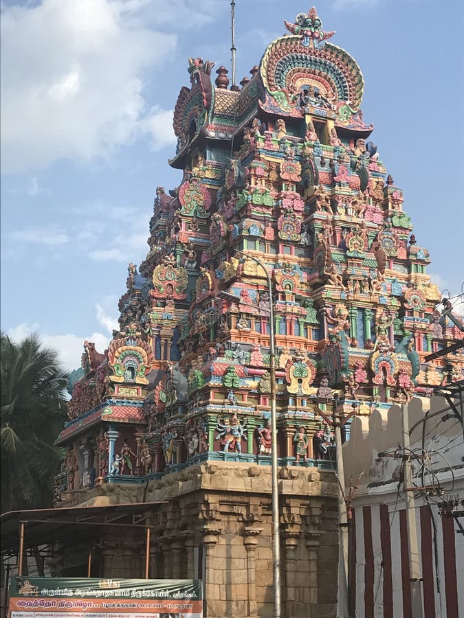 Rameshwaram editorial photography. Image of temple, india - 97310562