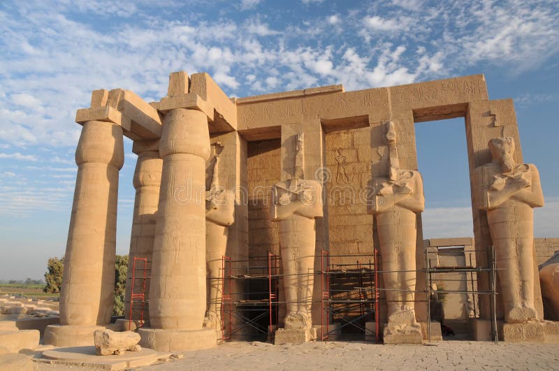 Ramesseum stock photo. Image of temple, ancient, entrance - 18553196