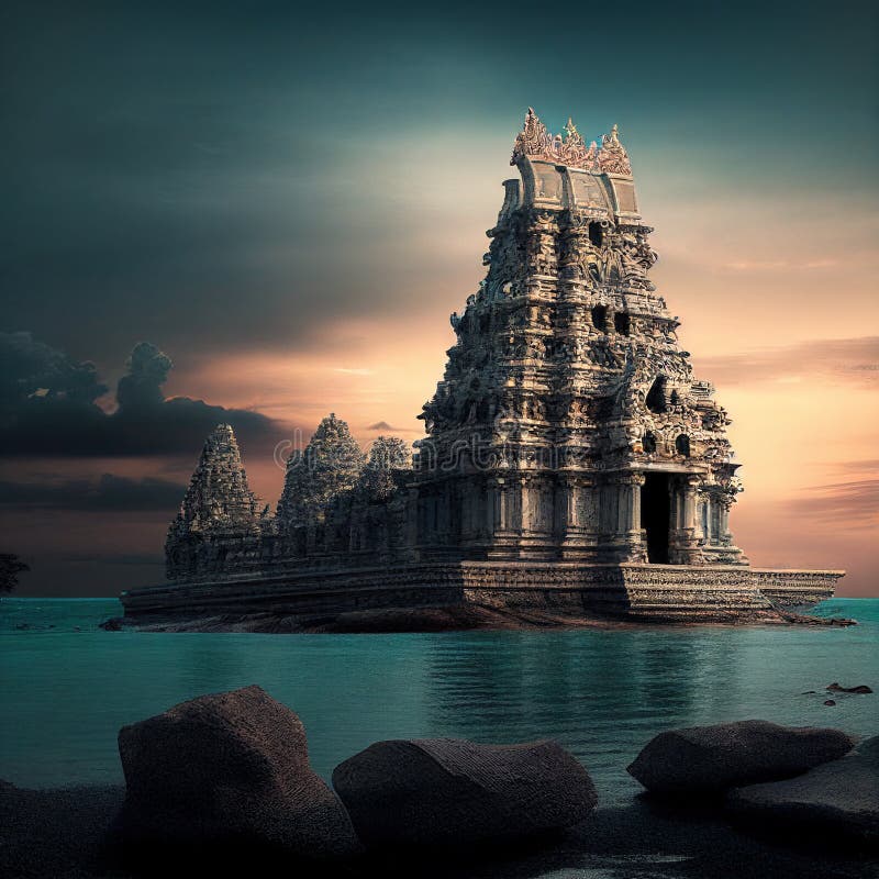 Rameswaram temple stock image. Image of embellished - 268099079