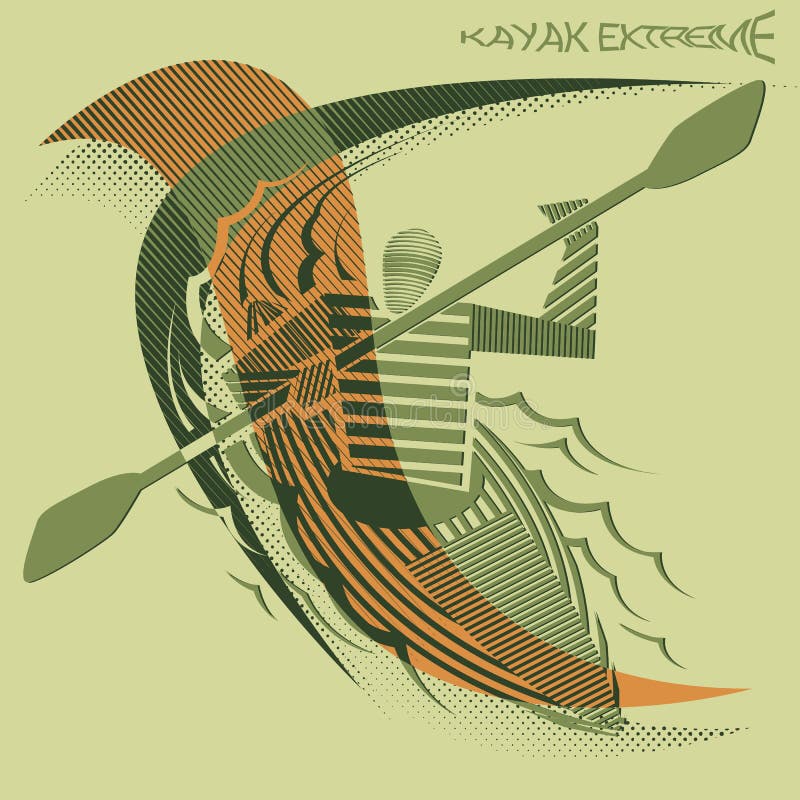 Un homme sur un rameur illustration de vecteur. Illustration du homme ...