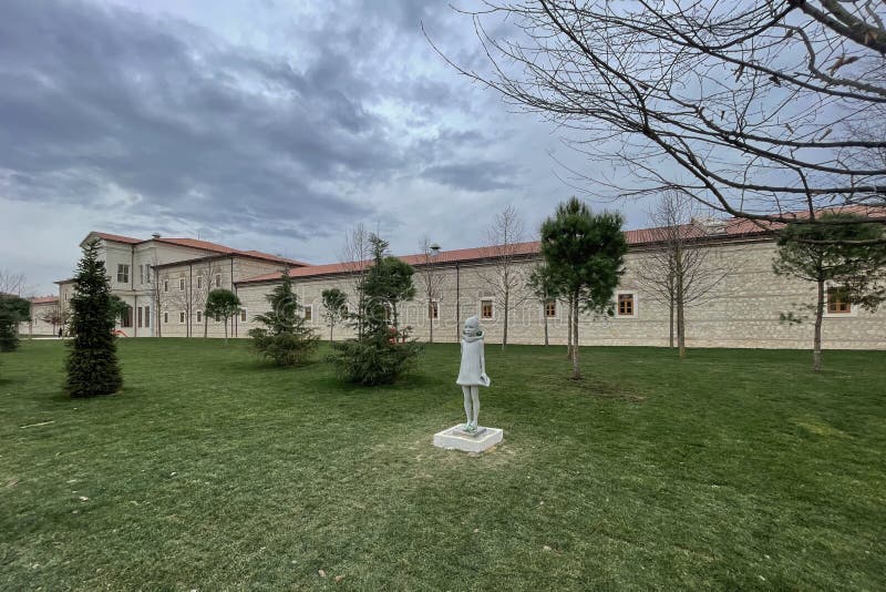 Rami Library and Its Garden in the Winter Season Editorial Stock Photo ...