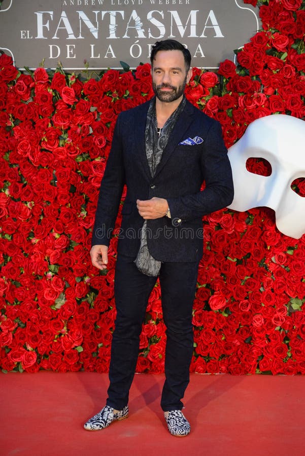 Ramin Karimloo at the Phantom of the Opera Photocall Madrid Spain ...