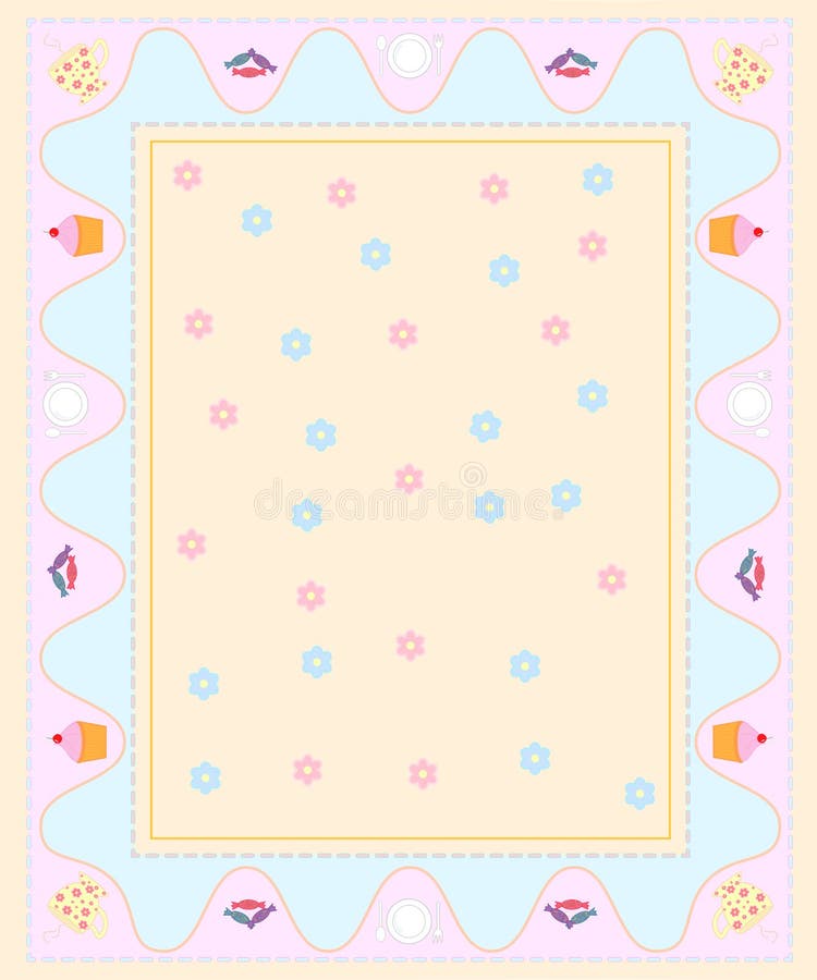 Ramka stock vector. Illustration of eating, candy, menu - 39348676