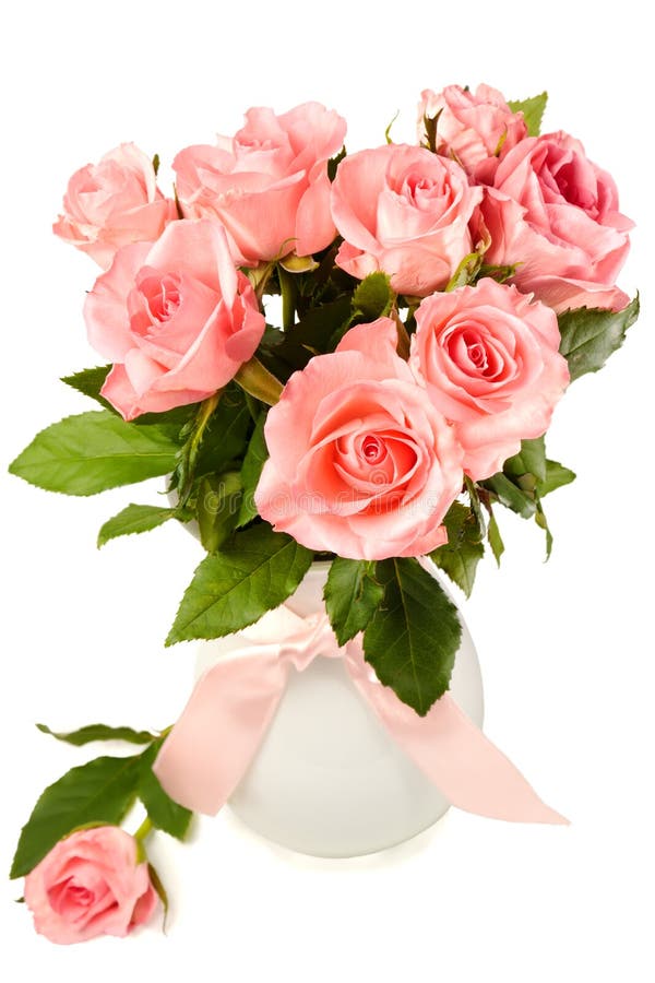 Ramo de rosas rosadas imagen de archivo. Imagen de ceremonial - 39375573