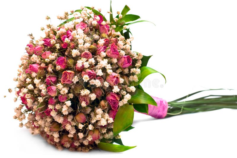 Ramo wedding secado foto de archivo. Imagen de blanco - 17367296