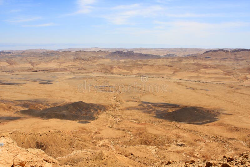 Ramon Crater, Israel stock photo. Image of landscape - 24323768