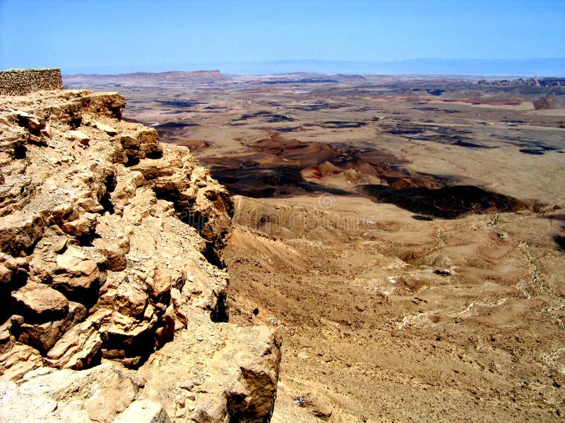 Ramon Crater (Makhtesh), Israel Stock Photo - Image of cross, mountain ...