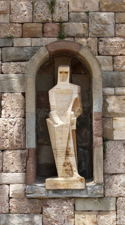 Ramon Llull statue editorial stock photo. Image of holy - 90102183