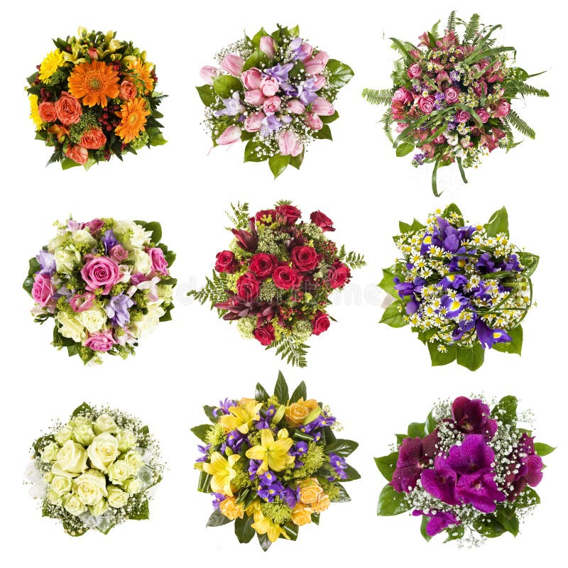 Ramos de flores foto de archivo. Imagen de lirio, boda - 25122840