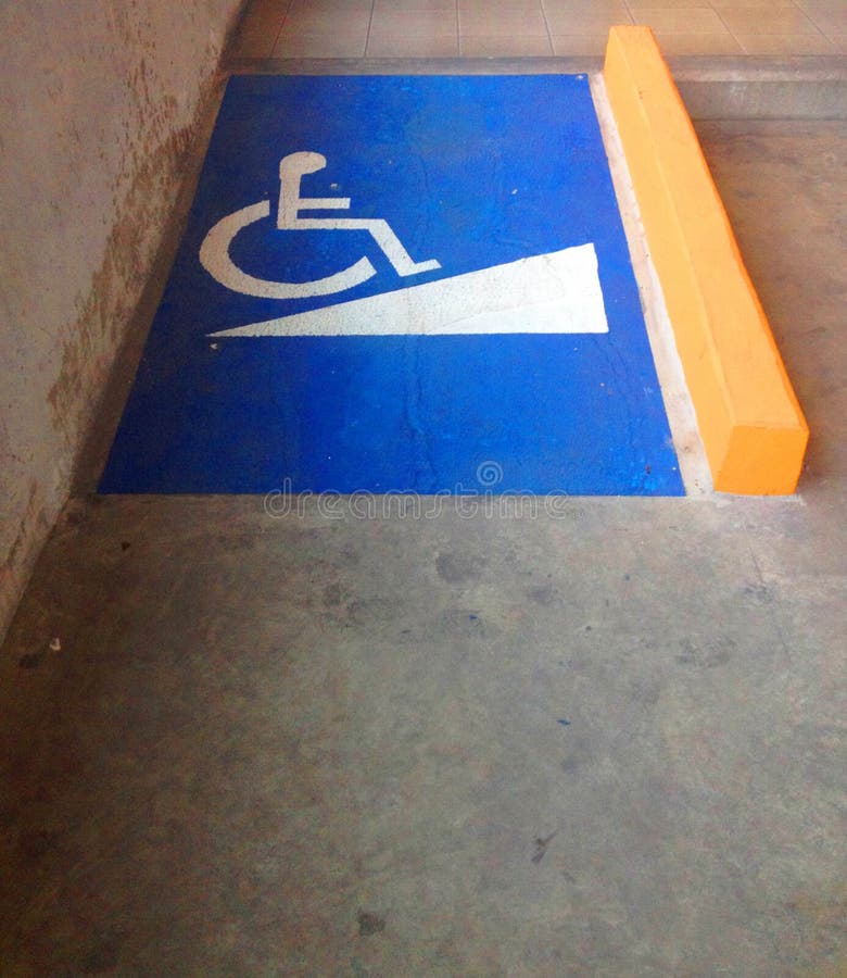 Disable Ramp Wheelchair Facility Disability Access Building Stock Photo ...
