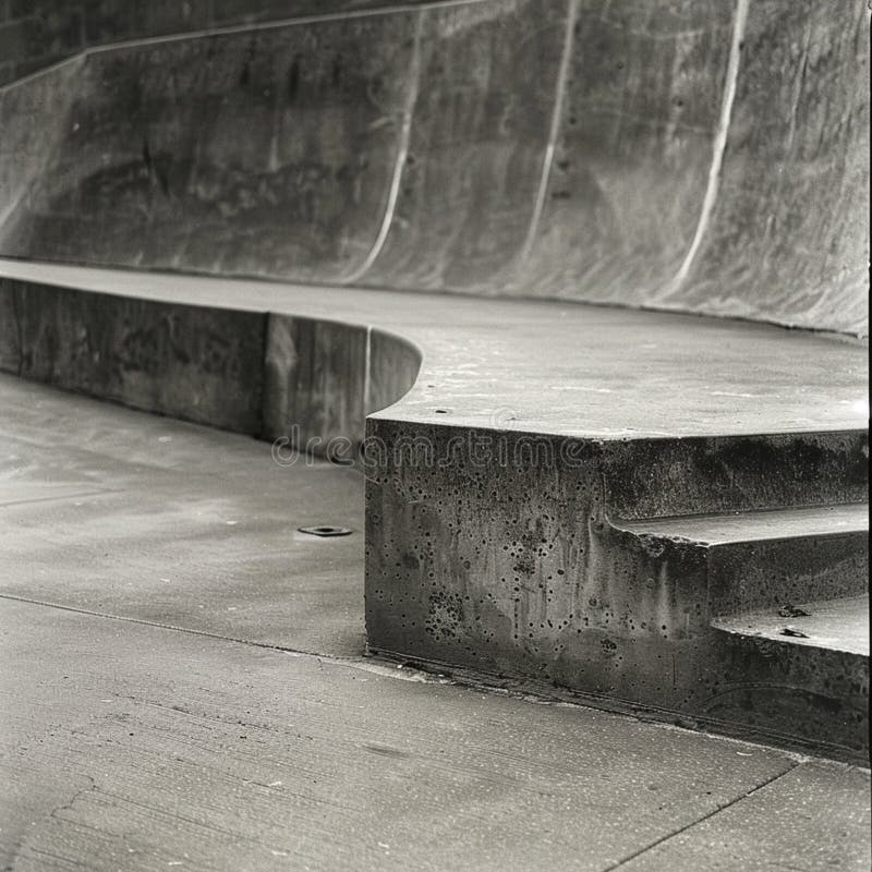 Ramp Corner View, Modern Design, Perfect for Accessibility Stock ...