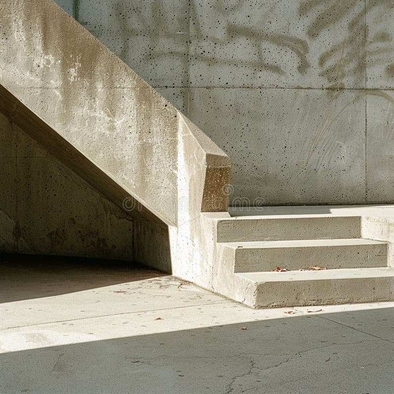 Ramp Corner View, Modern Design, Perfect for Accessibility Stock ...