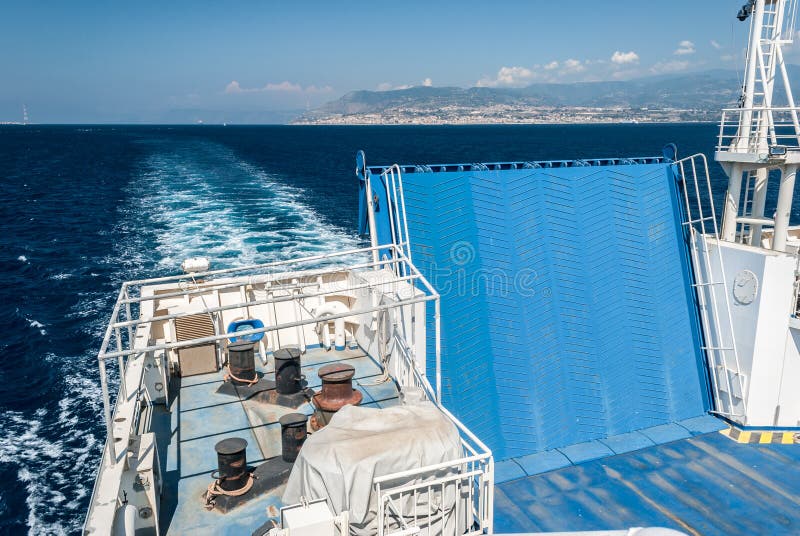 The ramp of a ferry boat stock image. Image of transportation - 59760191