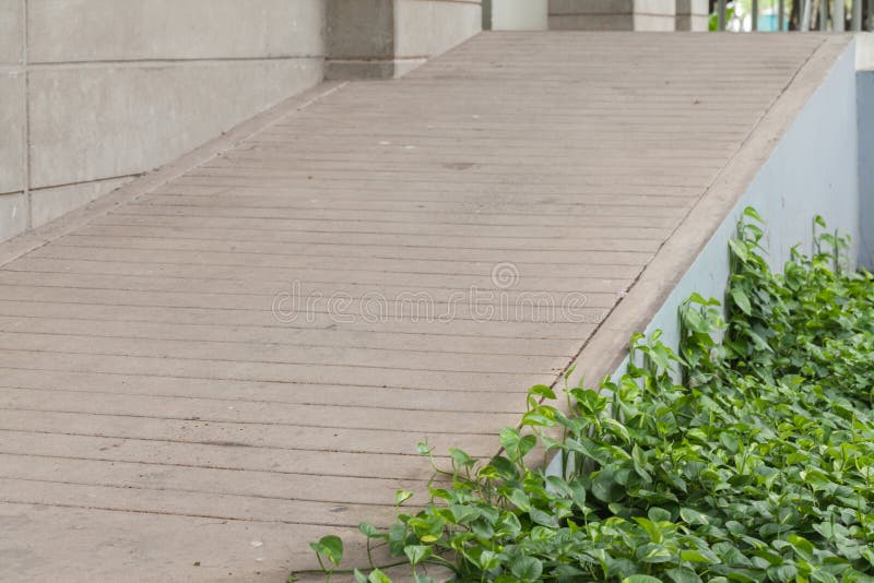 Ramp Way for Disabled People Stock Photo - Image of driveway, chair ...