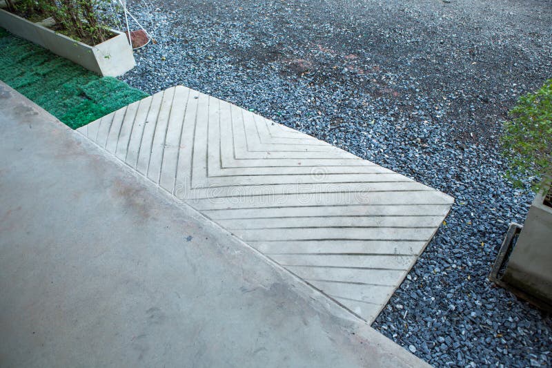 Ramp Way for Support Wheelchair Disabled People. (Barrier-free Access ...