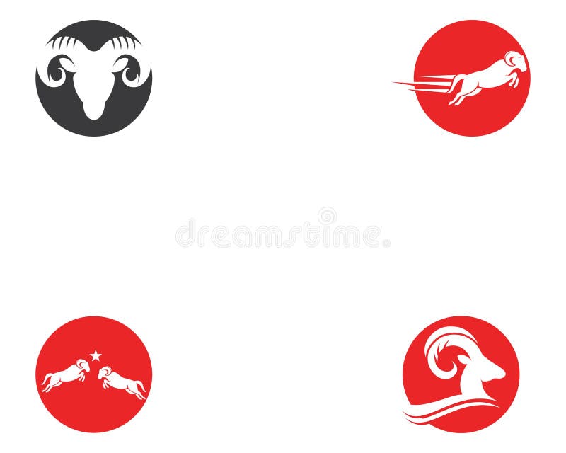 Rams head logo design icon stock vector. Illustration of wild - 130525558