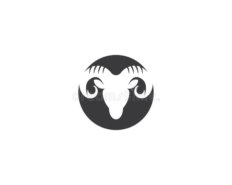 Rams head logo design icon stock vector. Illustration of nature - 130525599