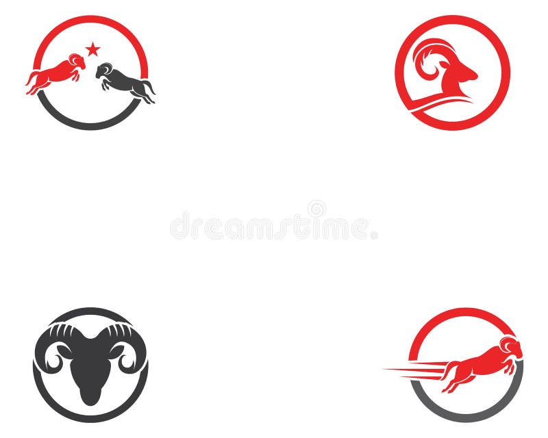 Rams Head Skull with Wings on Black Background Vector Logo ...