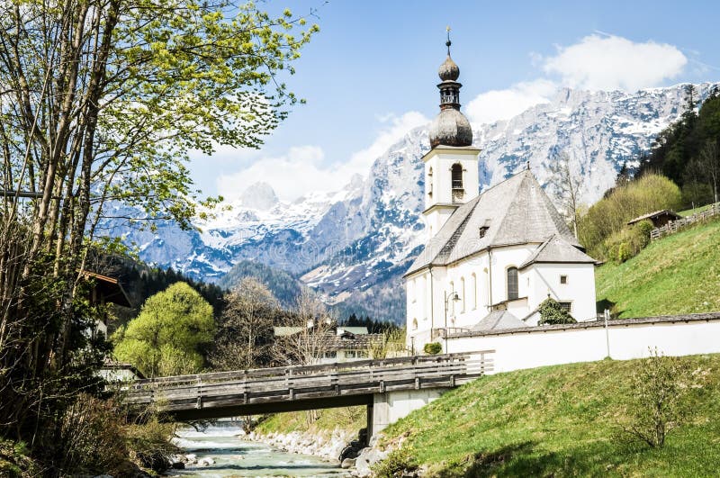 Ramsau stock image. Image of elegance, dome, austria - 28616525