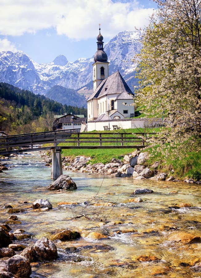 Ramsau image stock. Image du élégance, célèbre, jour - 28742609