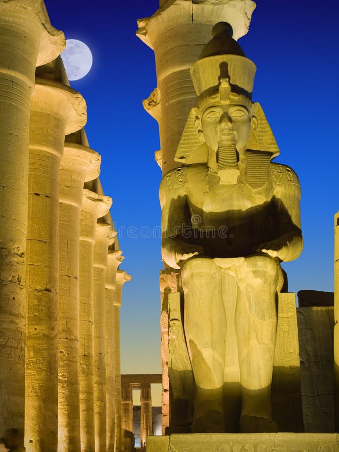 Ramses colossus stock photo. Image of relief, rameses - 8178136