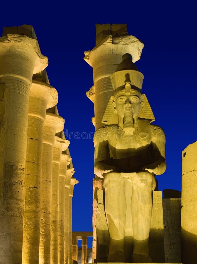 Ramses colossus stock photo. Image of architecture, column - 8755752