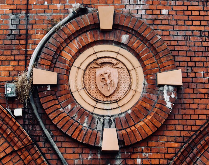 Red wall stock image. Image of wall, ramsgate, brick - 111613999