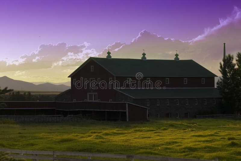 The Ranch stock image. Image of hill, post, grass, country - 1609795