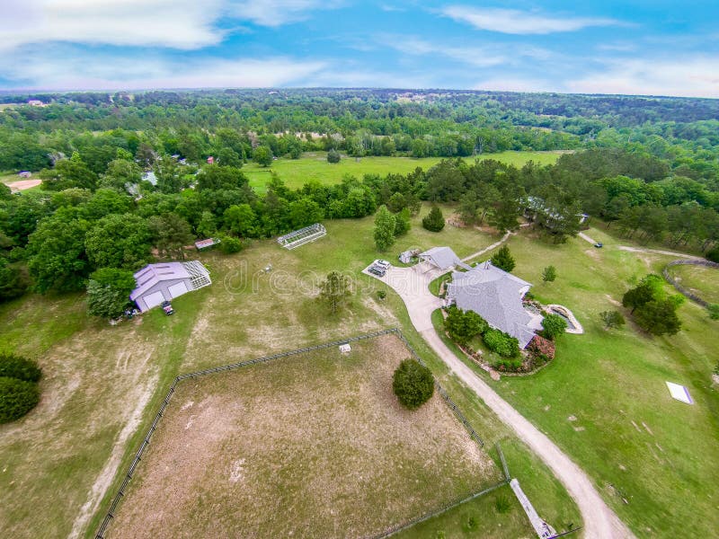 A Ranch from a Bird Eye View Editorial Stock Photo - Image of view ...