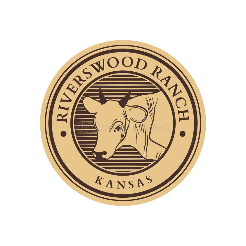 Ranch Logo Design Emblem Badge Symbol Stock Illustration - Illustration ...