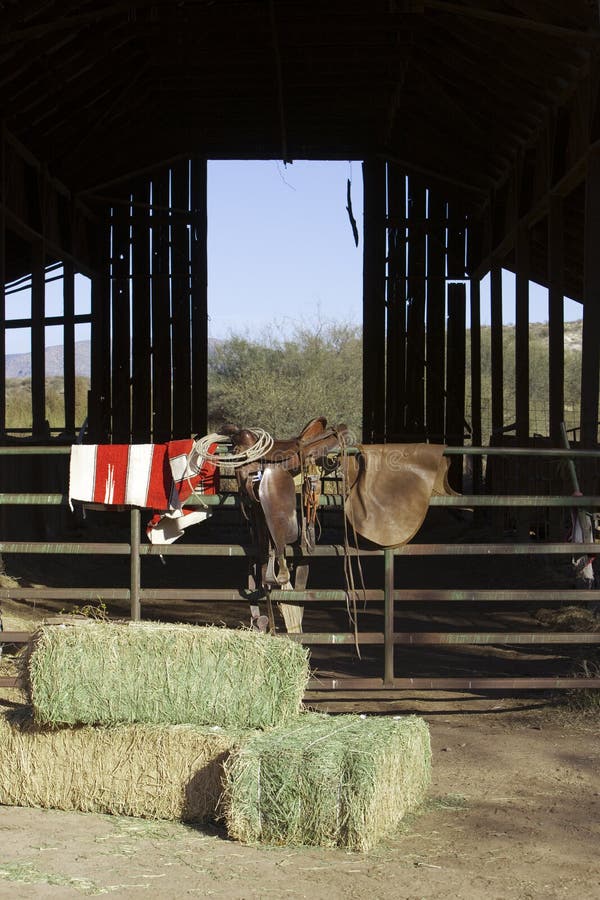 Ranch Scene stock photo. Image of ranching, stables, country - 9330622
