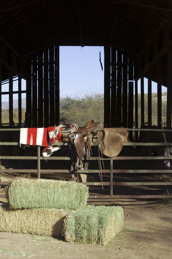 Ranch Scene stock photo. Image of ranching, stables, country - 9330622