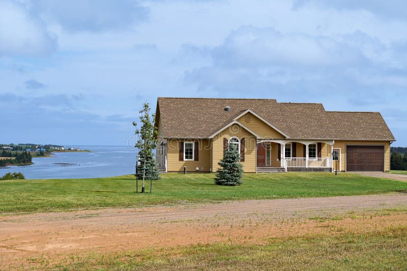 Waterfront House Pool, Boats, Jet Skis Stock Photo - Image of million ...