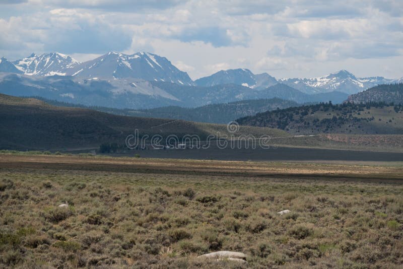 Eastern Slope, Sierra Nevada Range Stock Image - Image of alpine ...