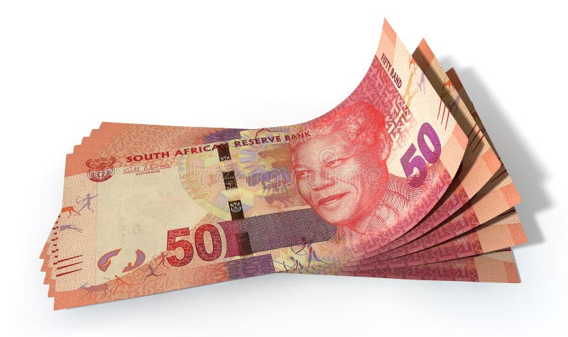 Rand Bank Notes Spread stock photo. Image of fanned, cash - 46317980