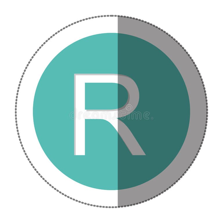 Rand currency symbol icon stock illustration. Illustration of money ...