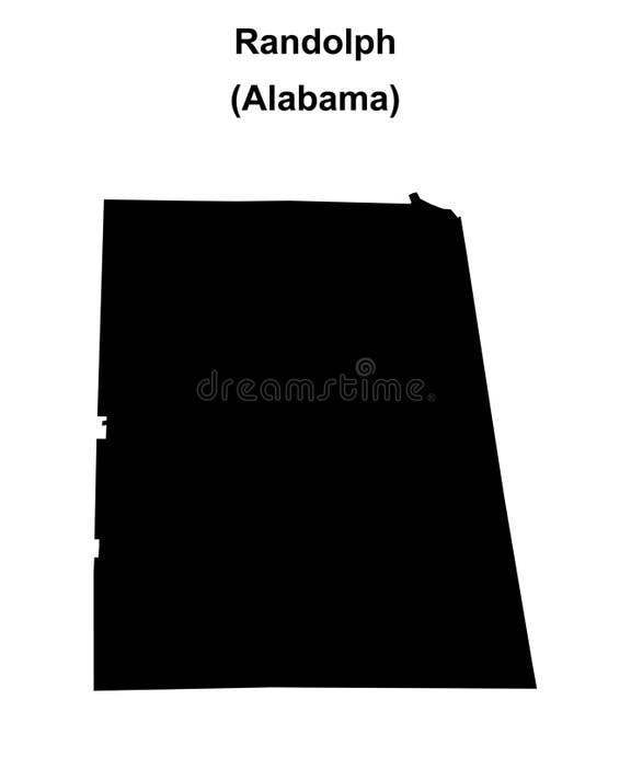 Randolph outline map stock vector. Illustration of randolph - 357881159