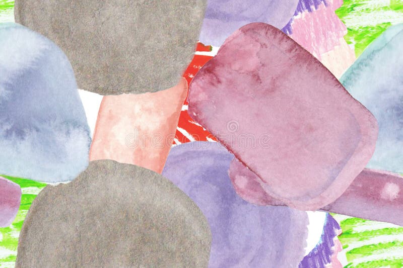 Random Abstract Collage Elements. Graphic Contemporary Geometric Paper ...