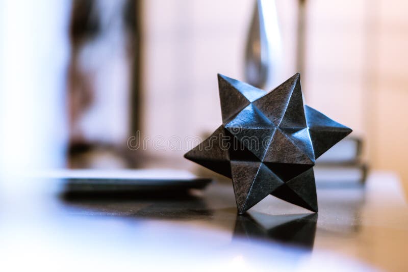 Random Abstract Geometrical Object Stock Image - Image of grey ...